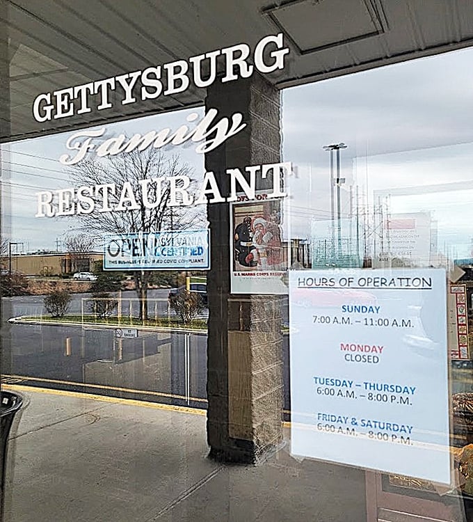 Hours posted clearly – because knowing when you can get your next French onion soup fix is essential information. Plan accordingly, soup seekers.