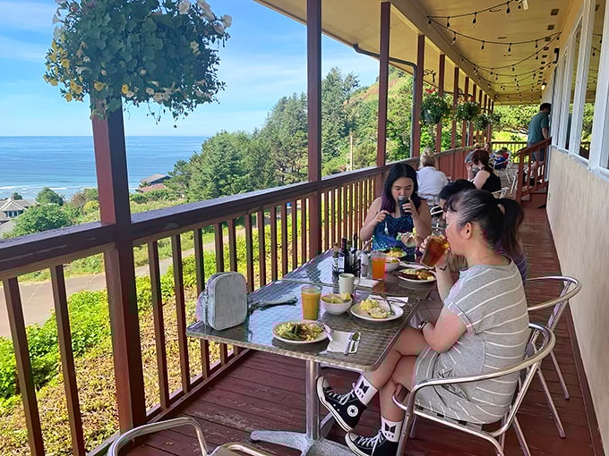 Ocean views and outdoor dining elevate the experience from mere meal to coastal memory. Food always tastes better with a side of sea breeze.