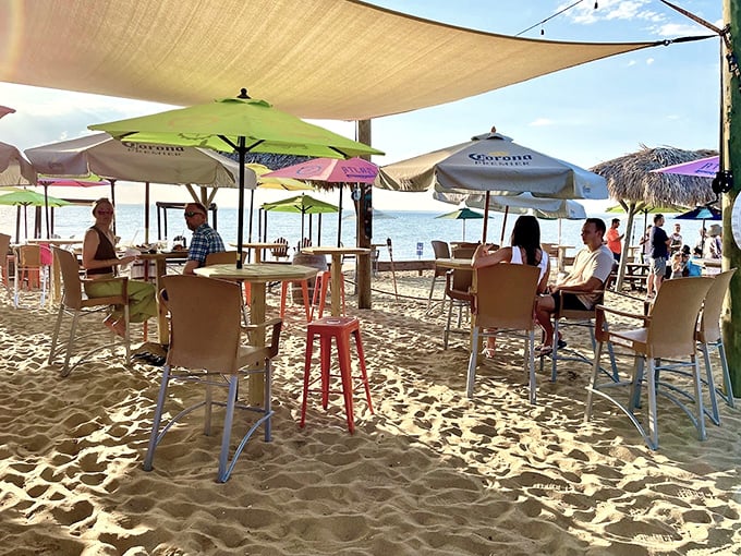 Beach dining that puts your toes in the sand and seafood on your plate – the ultimate "why we live in Maryland" experience.