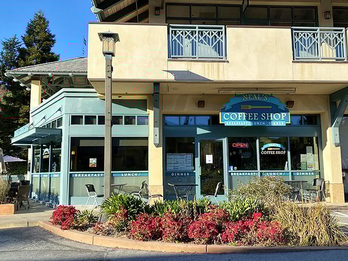 Neal's exterior welcomes with the confidence of a place that doesn't need gimmicks—just consistently excellent food and service.