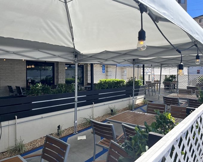 14. outdoor seating