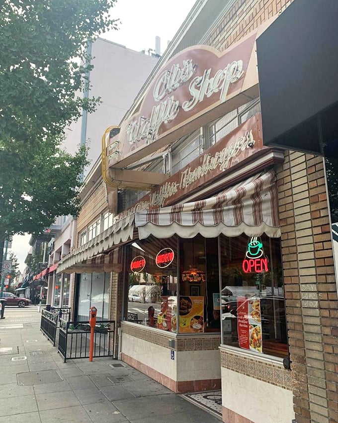 From the sidewalk, Ole's looks exactly as a classic diner should – unpretentious, welcoming, and promising honest food at honest prices.
