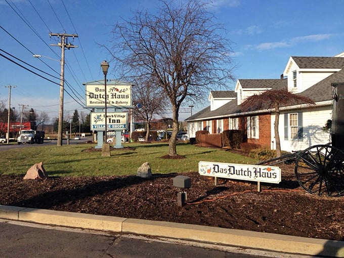 The roadside view of Das Dutch Haus—your stomach's North Star when traveling through Columbiana County.