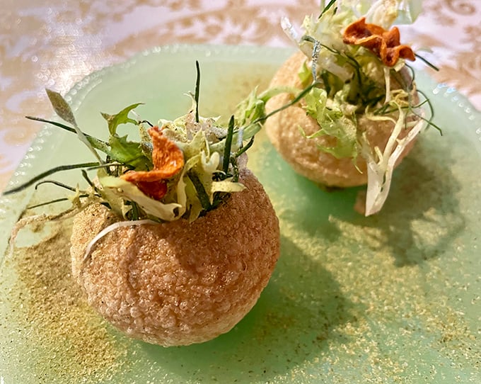 These delicate spheres are like flavor grenades—one bite and the explosion of spice and texture will leave you speechless.