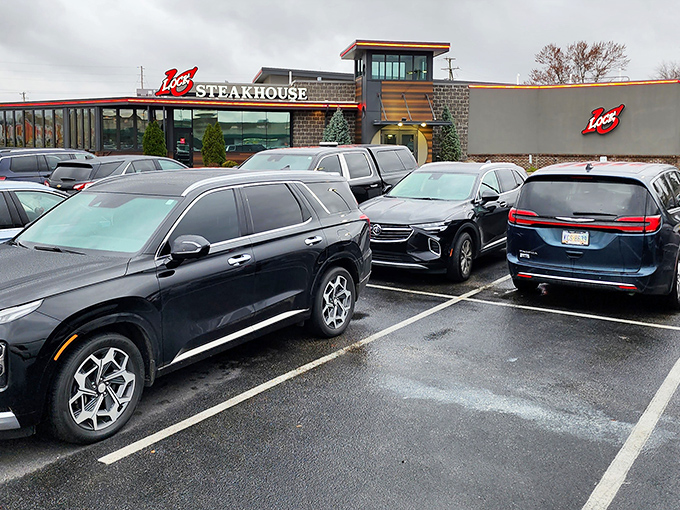 A full parking lot tells the real story—when locals consistently fill these spaces, you know you've found somewhere special.