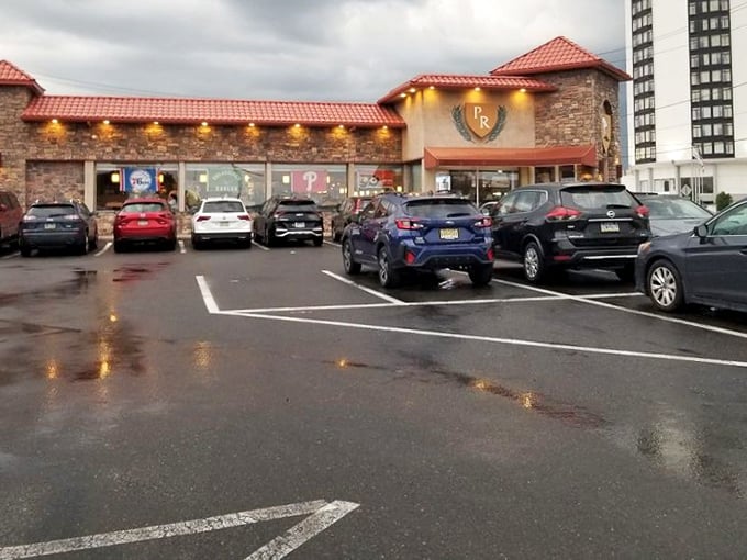 Even rainy evenings can't dim the warm glow radiating from this beloved neighborhood breakfast destination.