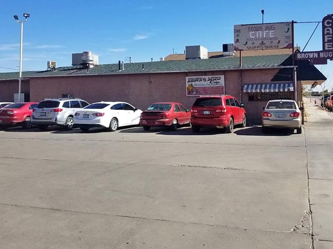 A full parking lot tells the real story—when locals and travelers alike choose the same spot, you know you've found culinary gold in the desert.