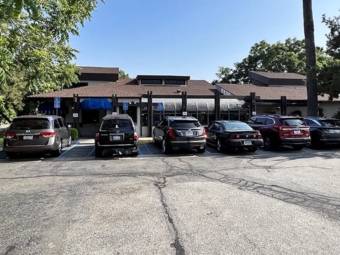 A packed parking lot tells the real story—locals know where to find honest food at fair prices, and they're voting with their vehicles.