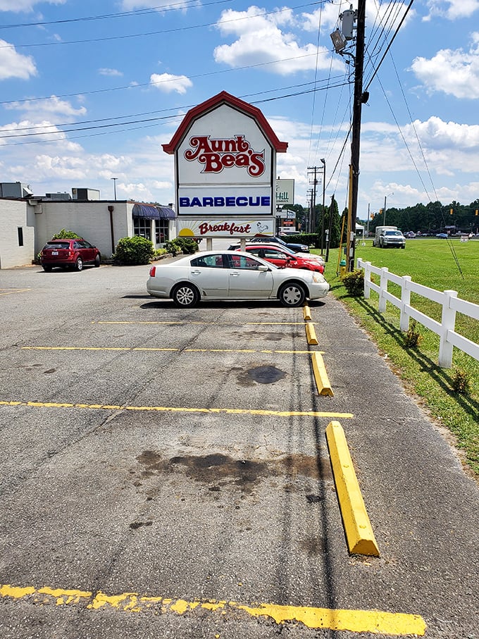 The parking lot has welcomed license plates from all fifty states – barbecue pilgrims making the journey to this unassuming shrine of smoke.