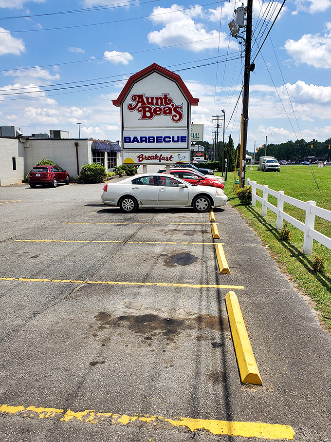 The parking lot has welcomed license plates from all fifty states – barbecue pilgrims making the journey to this unassuming shrine of smoke.