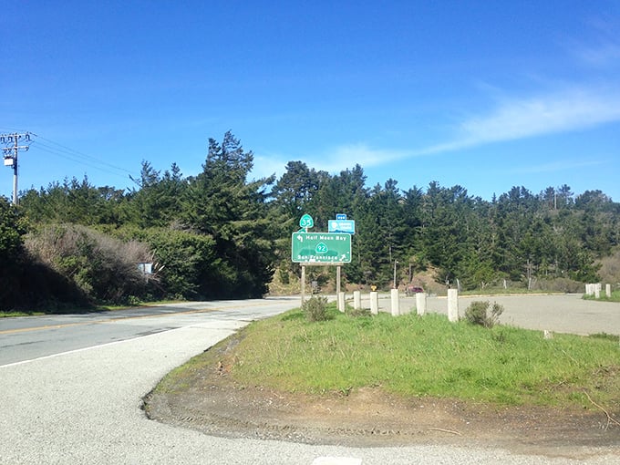 Road signs pointing to adventures in all directions – the highway equivalent of a "Choose Your Own Adventure" book for grown-ups.