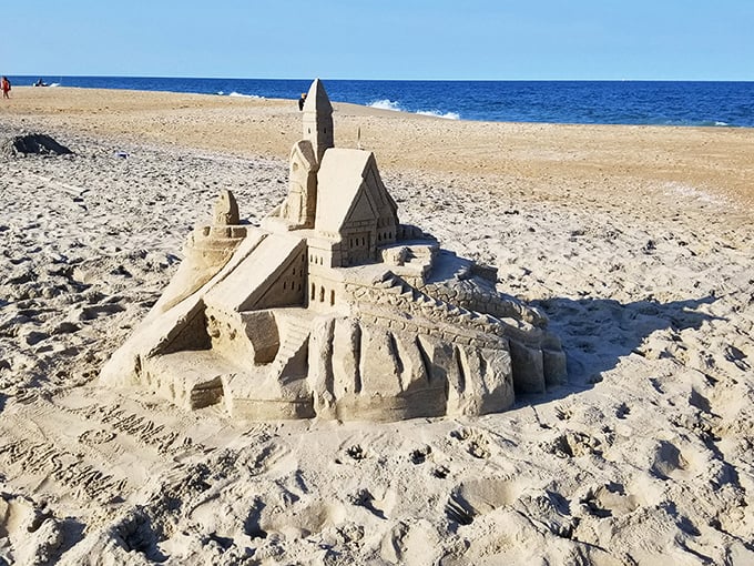 Proof that with patience, creativity, and zero technology, humans can still create magic. This sandcastle puts most real estate developments to shame.