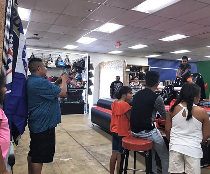 Community in action—the market brings together people from all walks of life united by the universal language of bargain hunting.