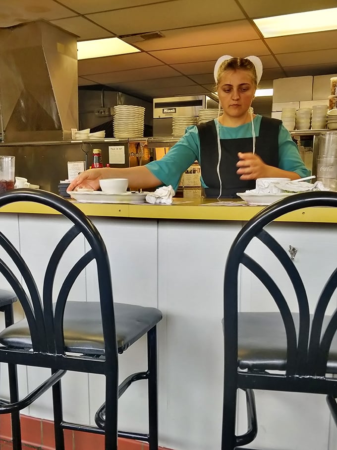 The staff works with the focused precision of people who know they're not just serving food – they're maintaining a tradition of hospitality that defines this corner of Pennsylvania.