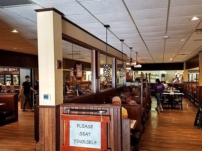 "Please Seat Yourself" – four simple words that perfectly capture the unpretentious, welcoming spirit that keeps Theo's thriving decade after decade.