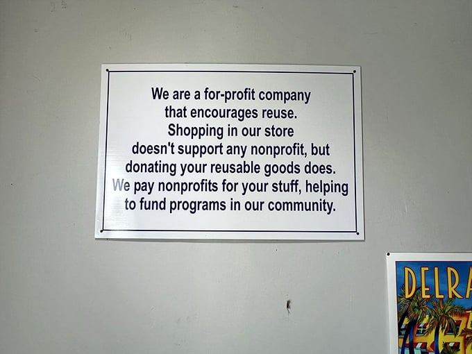 The store's mission statement tells the truth: shopping here isn't charity—it's smart consumerism with community benefits as a bonus.