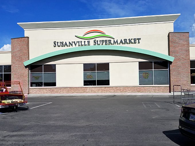 Susanville Supermarket—where grocery shopping doesn't require GPS navigation or walking half a mile from your parking spot.
