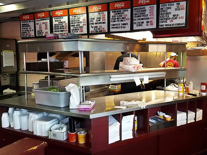 Behind this counter, short-order wizards have been turning simple ingredients into comfort food gold since before most cooking shows existed.