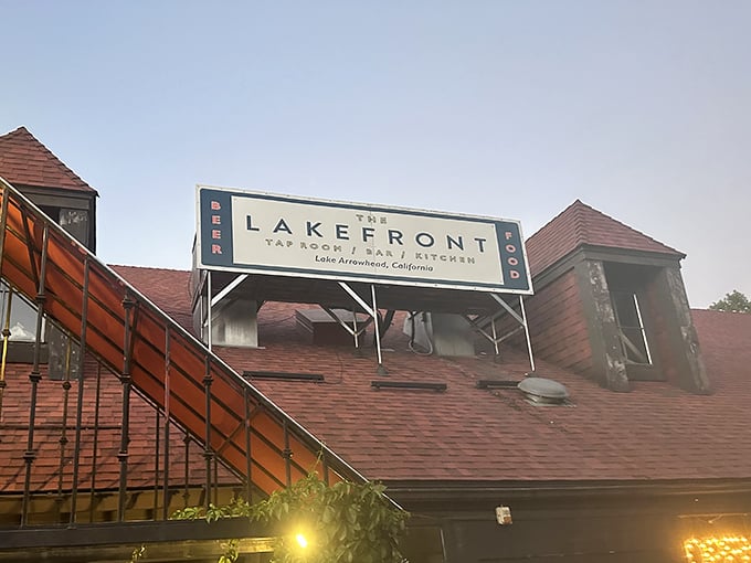 The Lakefront Tap Room promises exactly what its name suggests—craft beers with a side of spectacular lake views that no urban bar can match.