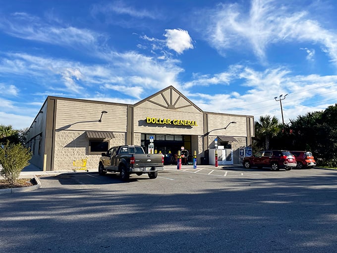 The Dollar General—Altoona's version of a department store. Where else can you buy garden hoses, birthday cards, and milk in one trip?