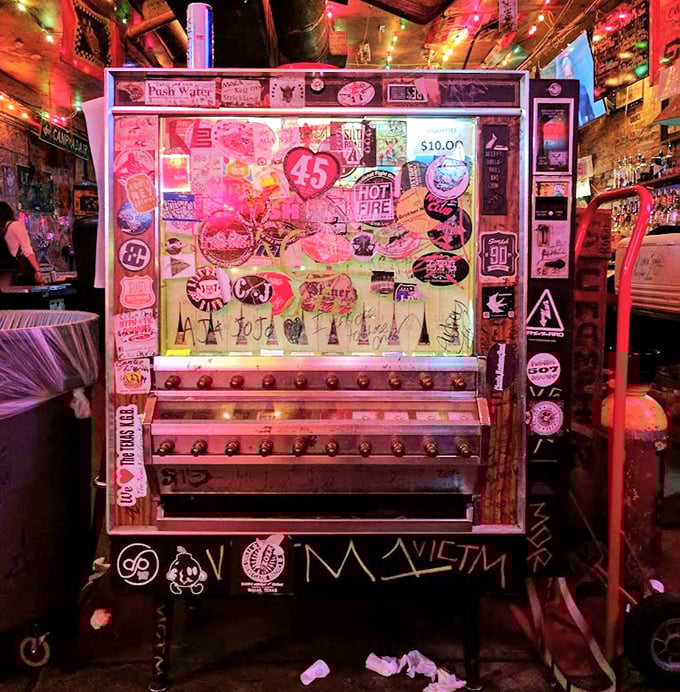 A vintage reminder of simpler times, when cigarettes came from machines and nobody questioned it.