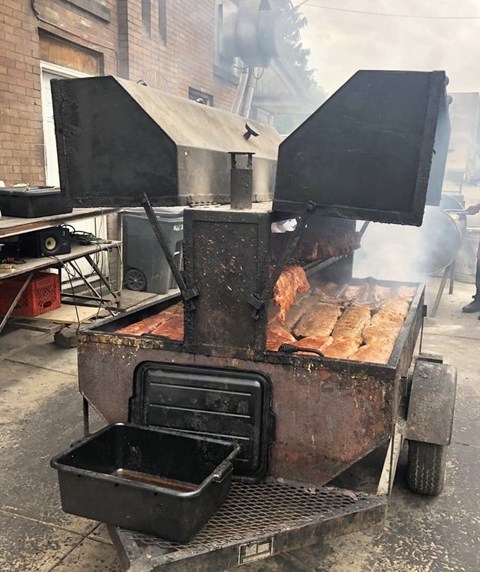 The smoker—where science meets art. This battle-worn beauty has transformed countless cuts of meat into barbecue masterpieces.