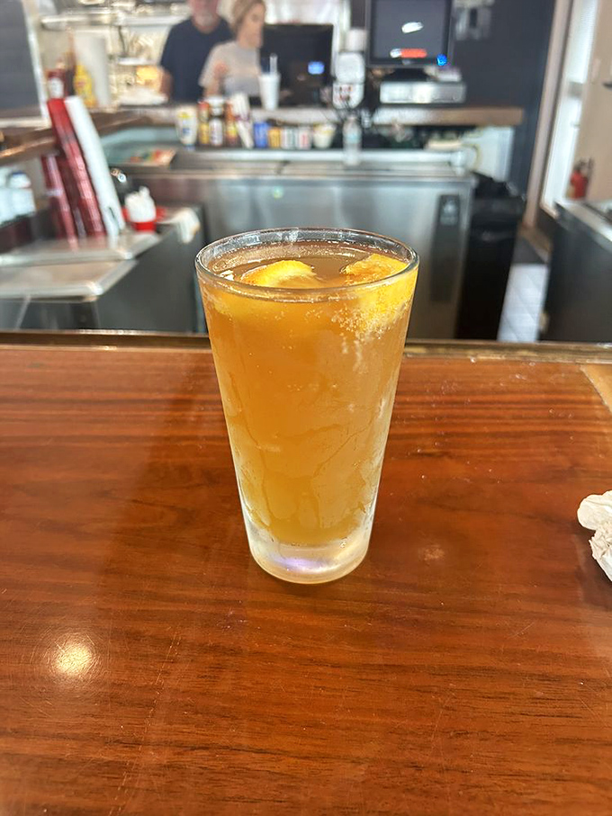 Sweet tea in Florida hits different – especially when served in a glass sweating almost as much as you are after a day at the beach.