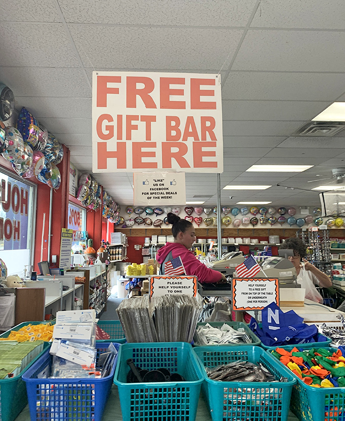The "Free Gift Bar" isn't just a clever name – it's a promise. Small treasures await loyal shoppers, proving good things really do come in small packages.