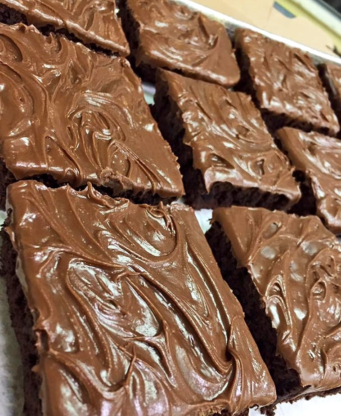 Chocolate brownies so rich and fudgy they make you question why you'd ever waste calories on lesser desserts—each square a monument to cocoa perfection.