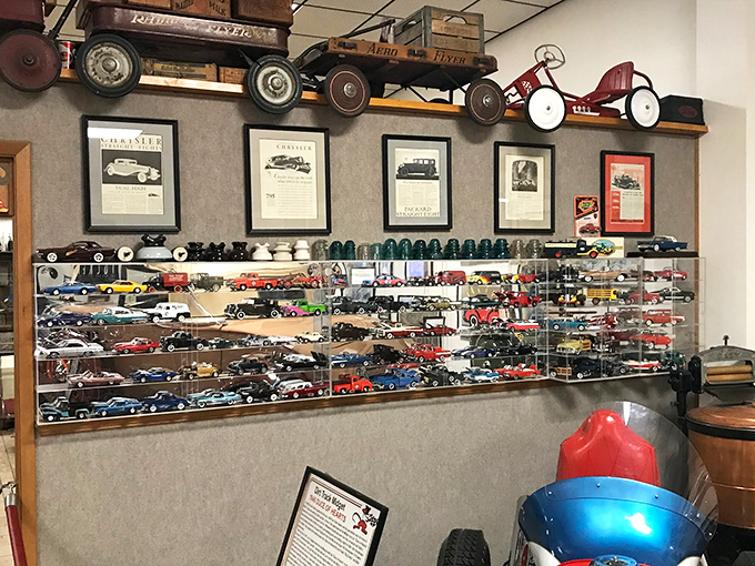 Model car heaven! This collection of miniature speed machines proves that automotive passion comes in all scales.
