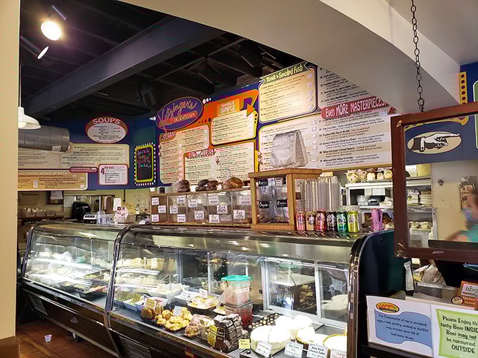The deli counter—where sandwich artists perform their craft daily, transforming simple ingredients into edible masterpieces.