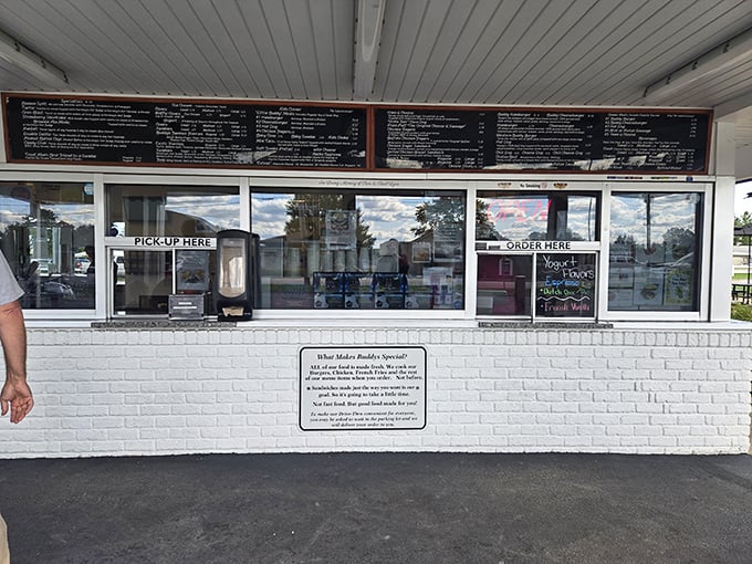 The ordering window—where dreams are articulated, anticipation builds, and the staff somehow remembers every regular's "usual" with impressive accuracy.