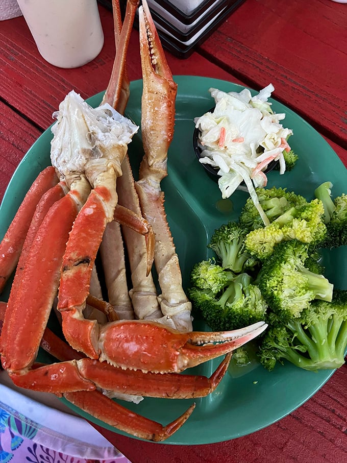 Fresh crab legs that crack open to reveal sweet, tender meat worth every messy, butter-dripping moment.