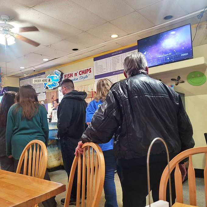 The line of hungry customers speaks volumes – when locals are willing to wait, you know you've found something worth standing for.