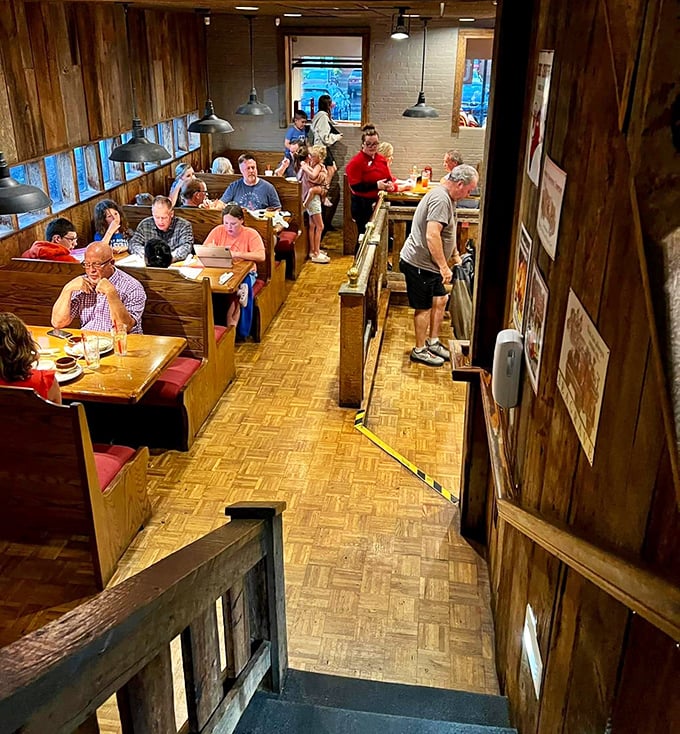 The packed dining room tells the real story—when locals fill the booths this consistently, you know you've found authentic Tennessee treasure.