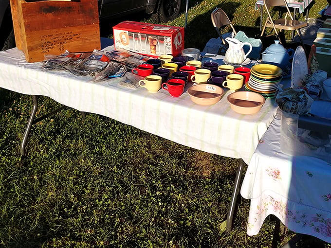 Fiestaware dreams in primary colors—these dishes have hosted countless Sunday dinners and survived to tell the tale.