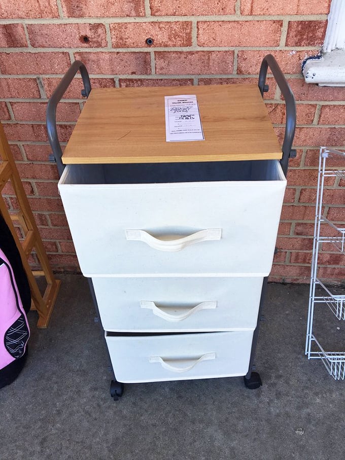 Storage solutions that won't break the bank. This rolling drawer unit isn't just practical—it's the Marie Kondo starter kit for the budget-conscious.