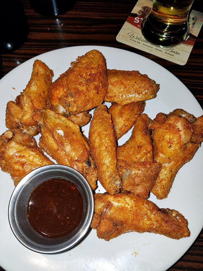 Wings that don't need a sporting event as an excuse to be devoured—crispy, spicy, and demanding your full attention with every bite.