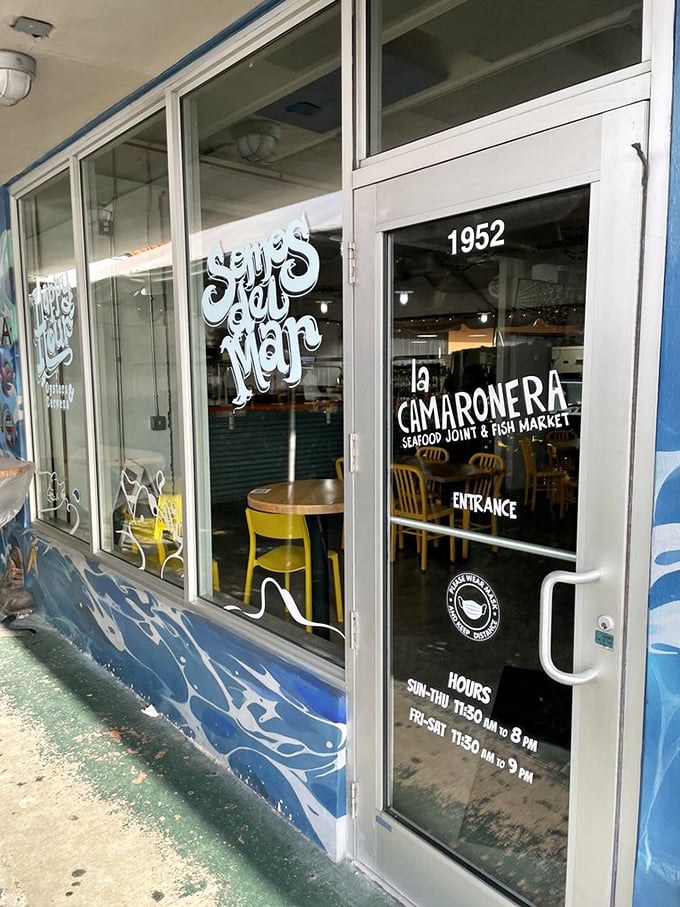 The entrance tells you everything you need to know – established 1952, because it takes decades to perfect seafood this good.