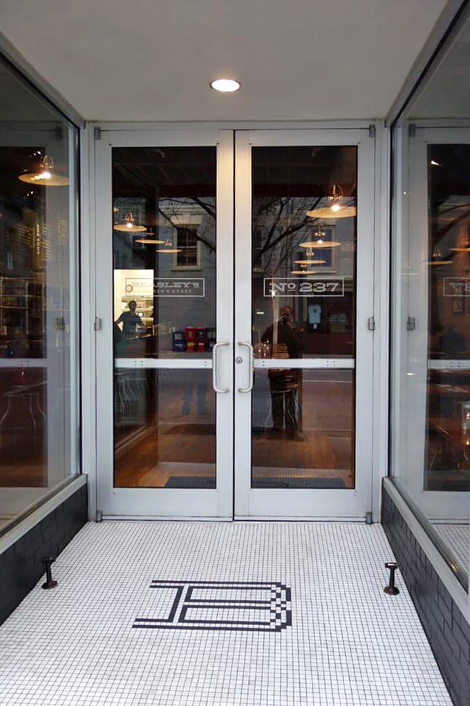 The entrance promises what lies beyond—a temple of fried chicken where calories don't count and diet plans go to die.