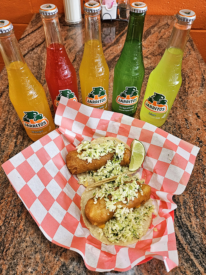 Fish tacos and Mexican sodas bringing a splash of color and flavor—proof that Twig and Leaf knows comfort food crosses all borders.