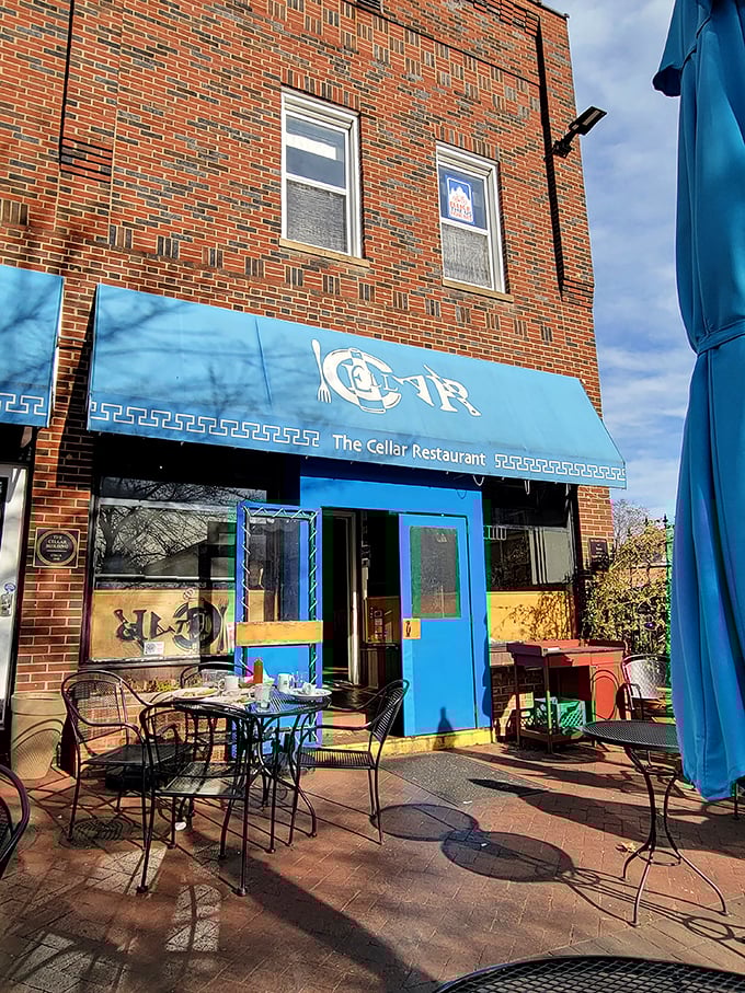 Outdoor seating that beckons with the promise of people-watching and pasta – the perfect combination for a lazy Blacksburg afternoon.