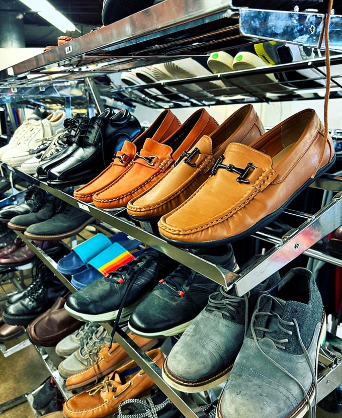 These barely-worn loafers are just waiting to step into a new life with you. Shoes with history but without someone else's foot shape.