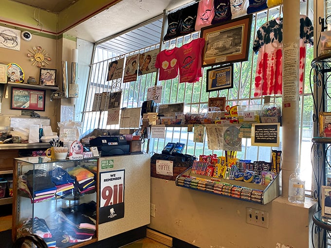 A little corner of memorabilia where you can take home a piece of Silver Skillet. Though the taste memories are the souvenirs that last longest.