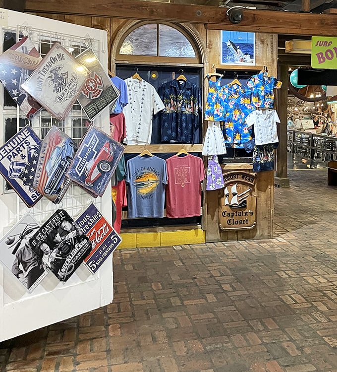 The gift shop offers the perfect souvenir—a t-shirt that says "I ate like a local" without actually having to say those words to everyone back home.