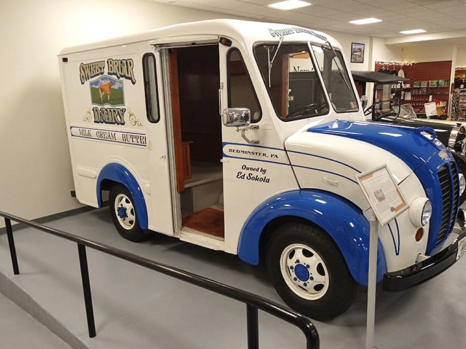 The Sweet Briar Dairy truck represents an era when milk arrived at your doorstep instead of you forgetting to buy it at the supermarket—again.