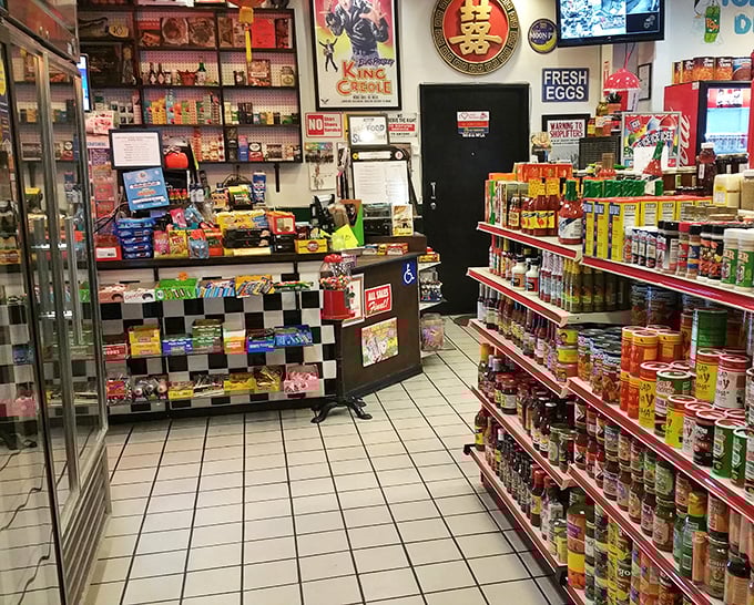 Part grocery, part deli, all delicious. The shelves stocked with ingredients to recreate New Orleans magic at home—though it won't be quite the same. 