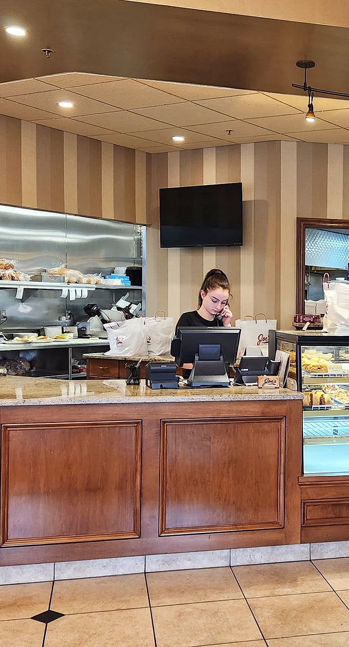 At the counter, orders are taken with efficiency and care—the first step in your journey to sandwich nirvana.