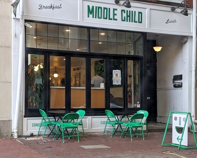 The sidewalk seating with those signature green chairs offers a front-row seat to Philly life—perfect for people-watching while contemplating a second sandwich.