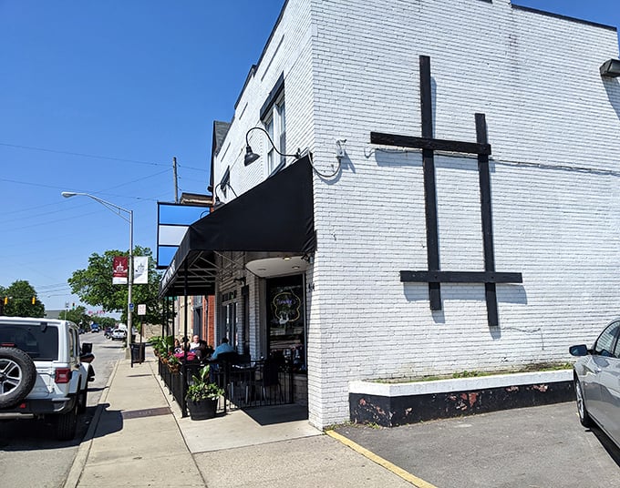 The unassuming exterior hides a culinary landmark. Like your favorite uncle's house, it's not about curb appeal—it's about what happens inside.